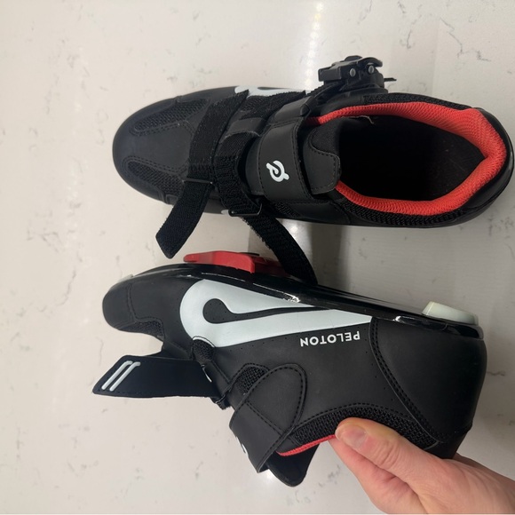 Peloton | Shoes | Peloton Cycling Shoes Black And Red | Poshmark